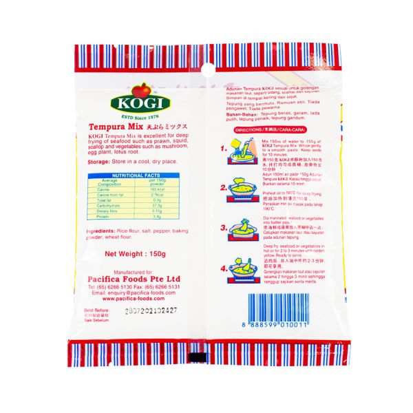 KOGI - Tempura Mix (5 packets) - Food Culture Singapore